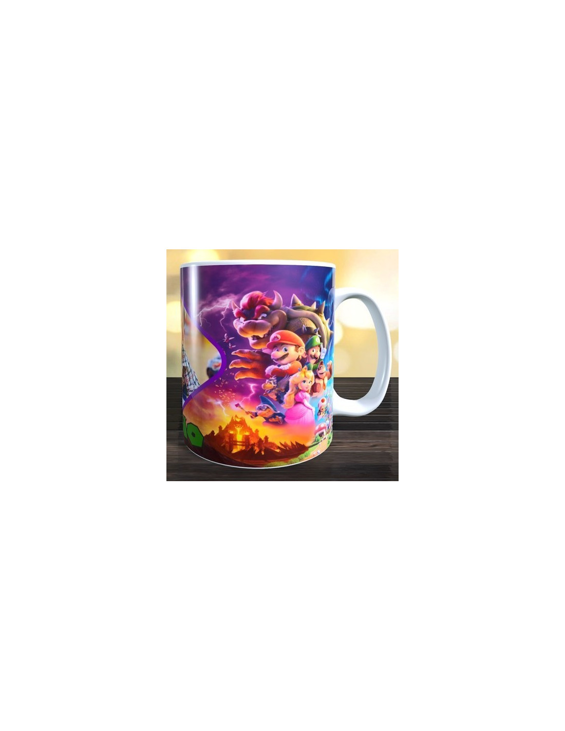 Taza Super Mario Bros con foto